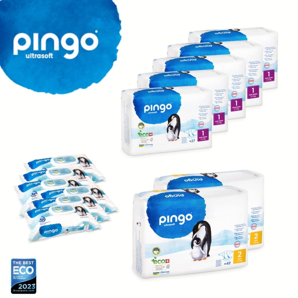 Pingo Ecologiche Luiers & Plasticvrije babydoekjes - Pure Start