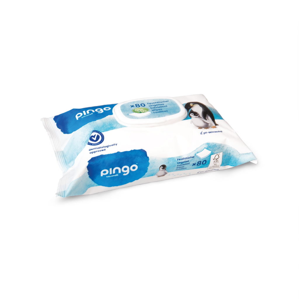 Pingo plasticvrije & biologisch afbreekbare babydoekjes